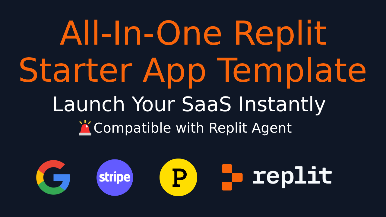 Replit Starter Kit – Launch Your SaaS in Minutes